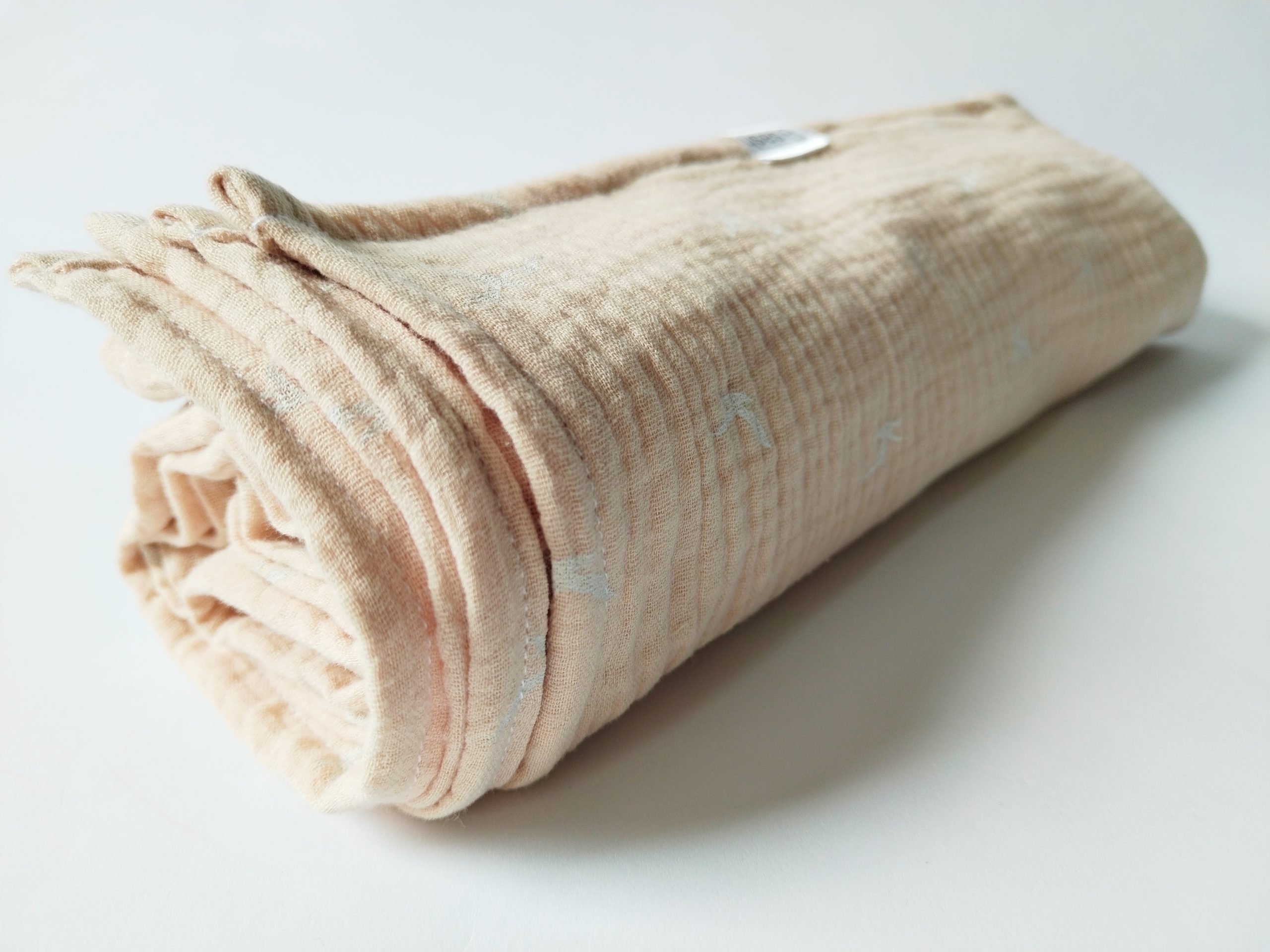 Muslin pokrivač Galeb beige - sash